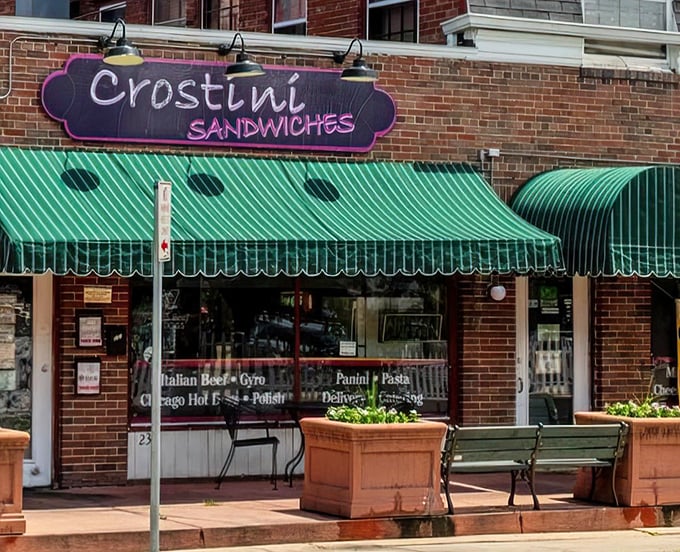 Behind that charming green awning lies Madison's best-kept sandwich secret, where Italian beef dreams come true.