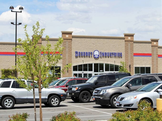 The Deseret Industries Nampa storefront stands proud like a department store's humble cousin&mdash;where bargain hunters find their happy place.