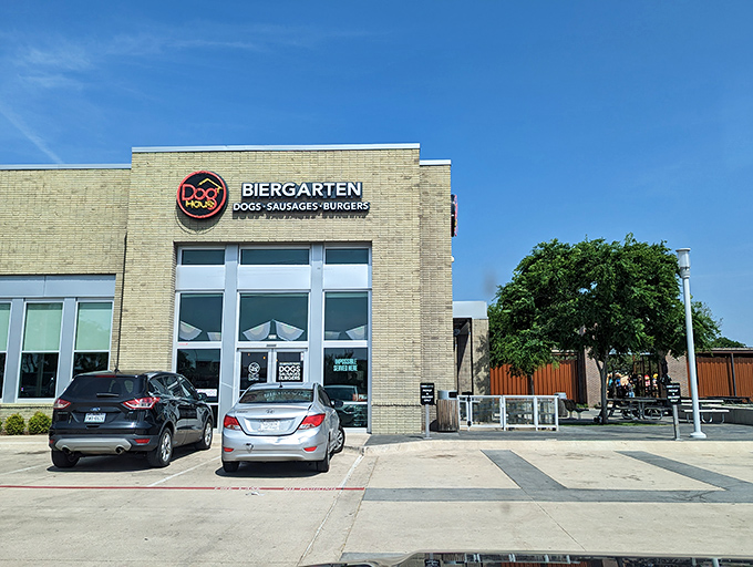The brick exterior of Dog Haus Biergarten looks unassuming, but inside awaits a hot dog revelation that'll make you question everything you thought you knew about franks.