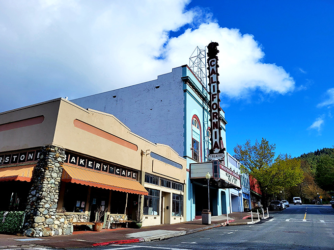 Main Street Dunsmuir feels like stepping into a Norman Rockwell painting where time forgot to keep moving forward.
