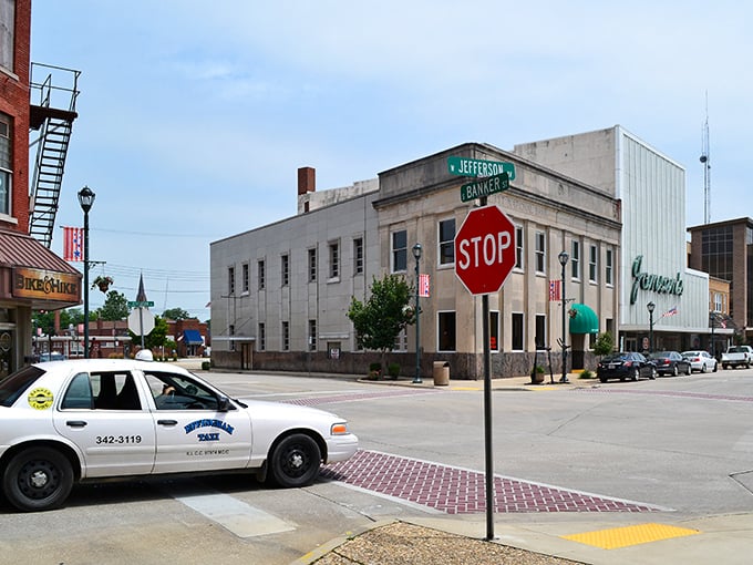 Downtown Effingham captures that perfect small-town America vibe where the stop signs actually mean "pause and wave at your neighbor."