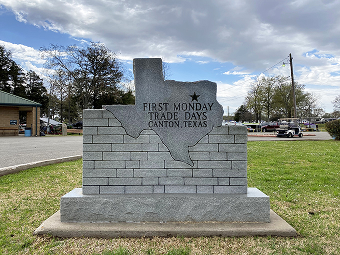 The iconic Texas-shaped monument to bargain hunting! First Monday Trade Days in Canton has been drawing treasure seekers for generations.