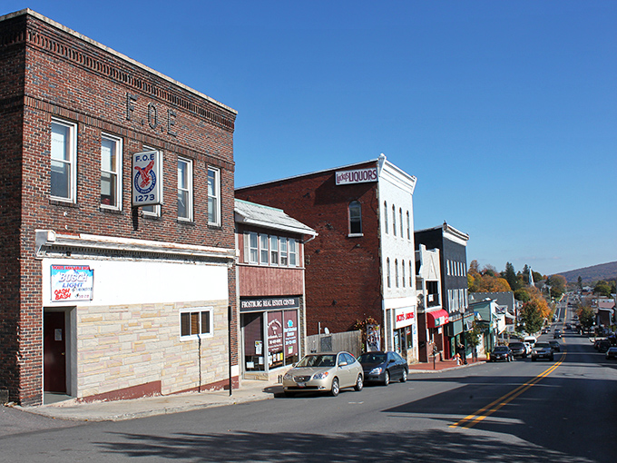 Main Street Frostburg rolls out the red carpet - well, red brick anyway - for small-town charm.
