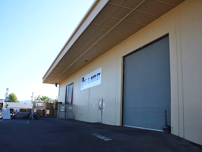 Behind those industrial doors lies a treasure hunter's paradise where bargains come by the pound.