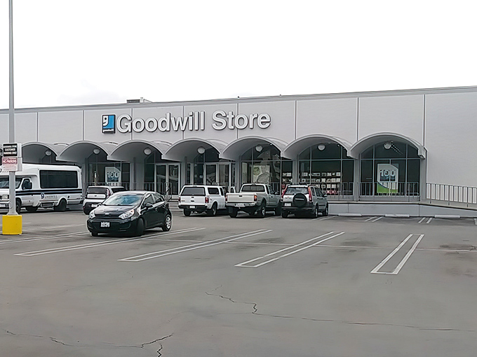 Look at that parking lot - it's like Black Friday, but for bargain hunters who know the real deals are inside!