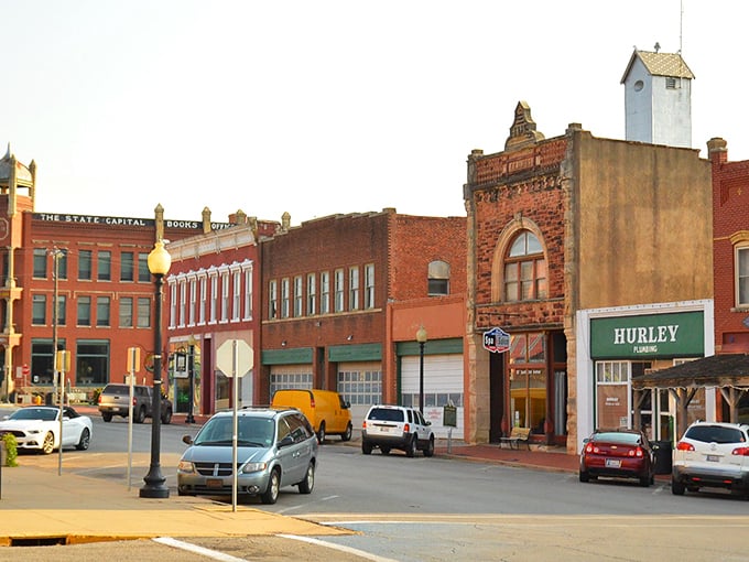 Historic downtown Guthrie welcomes you with its perfectly preserved brick buildings and old-world charm. Small-town magic at its finest!