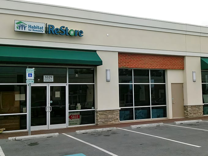 This Habitat ReStore storefront promises home improvement treasures at prices that won't require a second mortgage.