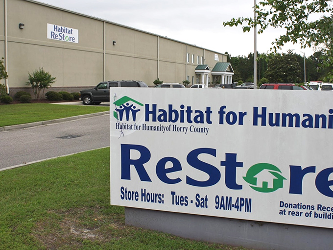 Like finding buried treasure, this Habitat ReStore warehouse holds home improvement gold waiting to be discovered by savvy shoppers.