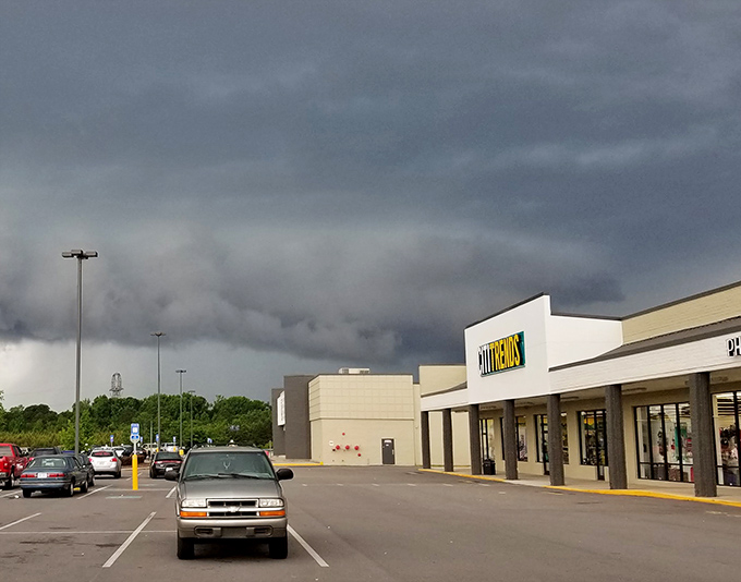 Wide open parking and sensible store layouts make shopping feel like a breeze instead of a battle.