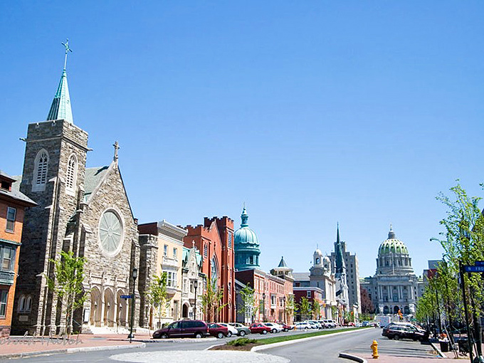 Harrisburg's downtown streets whisper stories of political power while keeping your wallet surprisingly happy.