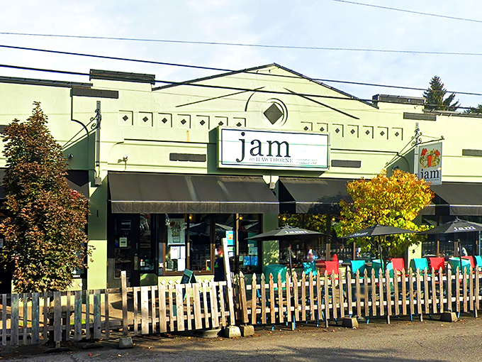 That white picket fence isn't just decoration &ndash; it's a promise of homestyle comfort waiting inside.