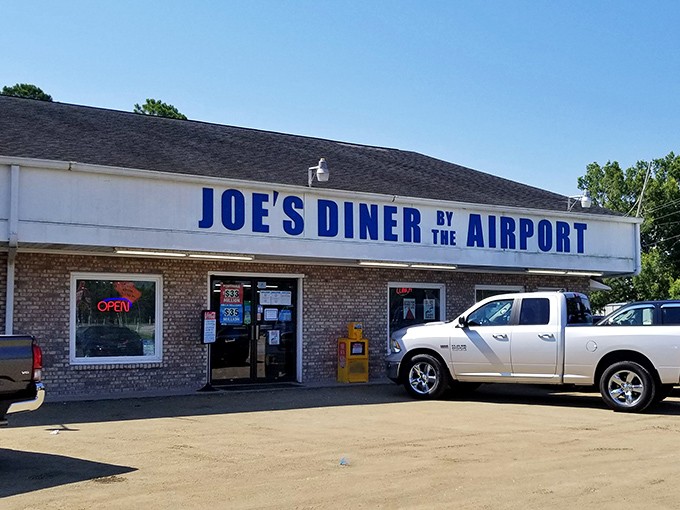 That humble brick exterior hides some of the most satisfying comfort food near Myrtle Beach's airport.