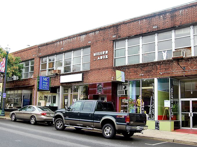 Historic brick buildings line Johnson City's downtown, where old-world charm meets modern shopping in this eastern Tennessee gem.