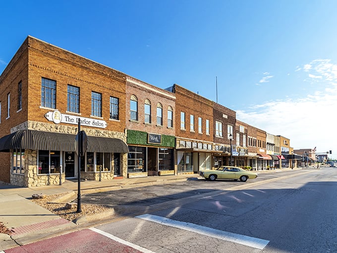 Look at that classic Main Street! Lebanon's downtown could double as a movie set from 1955. 