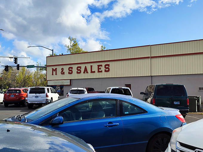 That unassuming building holds more treasures than a pirate's chest - welcome to bargain paradise!