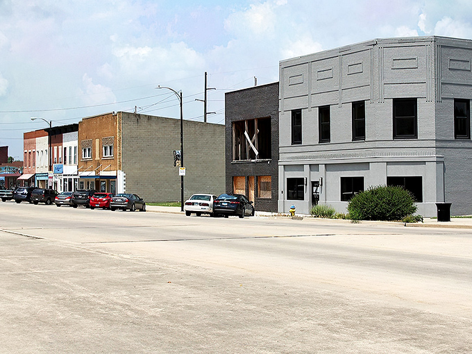 Downtown Mattoon's historic brick buildings stand like sentinels of simpler times, where your dollar still commands respect.