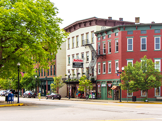 McConnelsville's historic main street whispers stories of simpler times when neighbors knew each other's names.