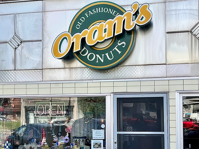 That classic green and gold sign promises old-fashioned goodness that never goes out of style.