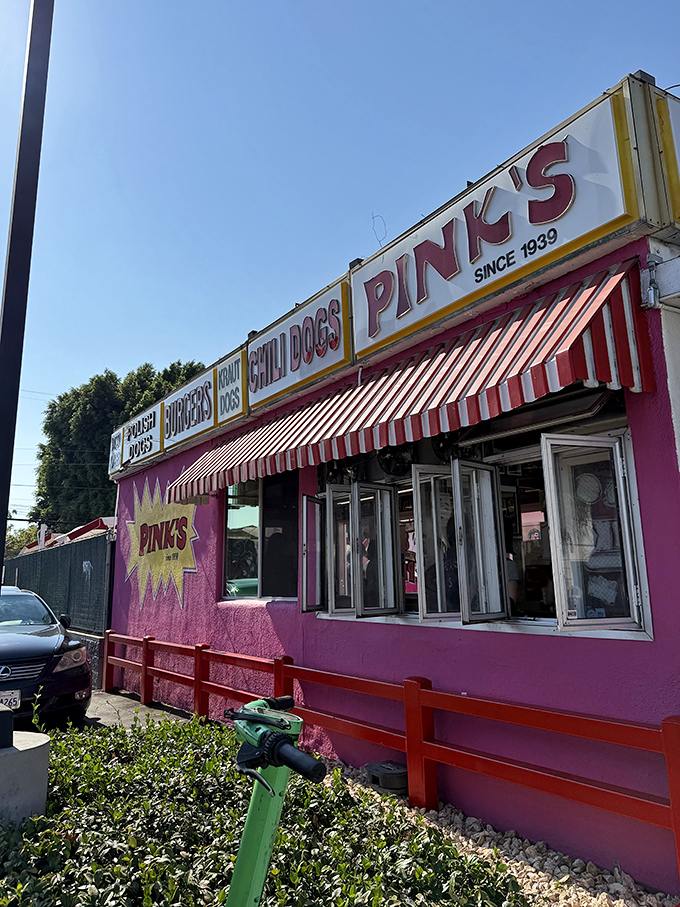 That hot pink facade isn't just for show &ndash; it's a beacon calling hungry souls from miles around.
