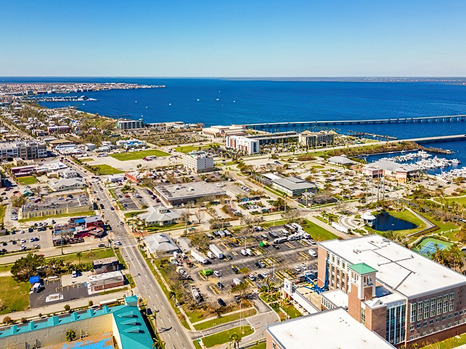 Aerial paradise where Charlotte Harbor meets the Peace River. Blue waters and sunshine create Florida's most affordable waterfront dream.