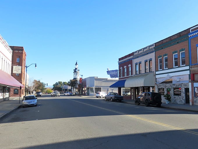 Red Bluff's main street whispers stories of simpler times when neighbors knew each other's names.