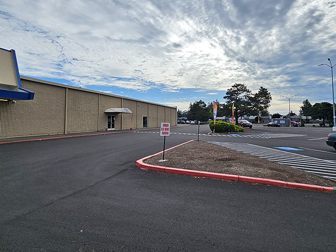 Welcome to bargain paradise! This sprawling parking lot transforms into Salem's most exciting treasure hunt every weekend.