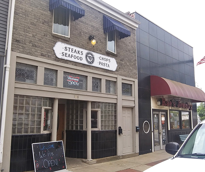 Sometimes the best steakhouses hide behind the most unassuming facades - pure culinary gold awaits inside.