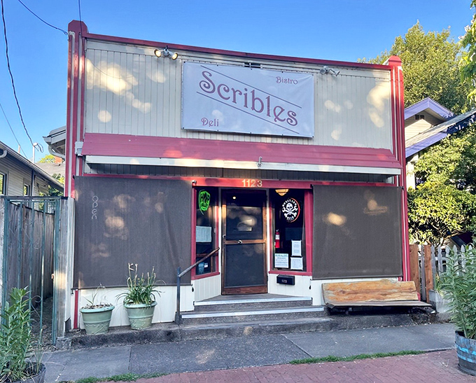 That storefront whispers "hidden gem" louder than a teenager's first car stereo.