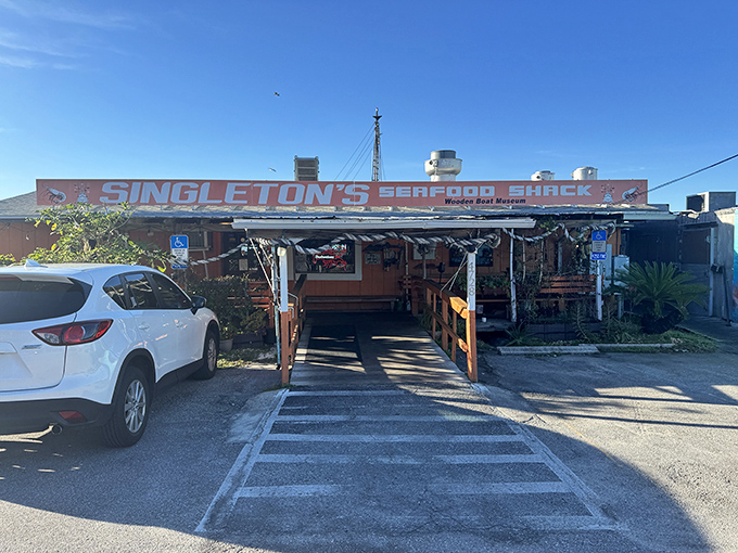 The unassuming entrance to Singleton's Seafood Shack promises what fancy places can't &ndash; authentically fresh seafood without the fuss.