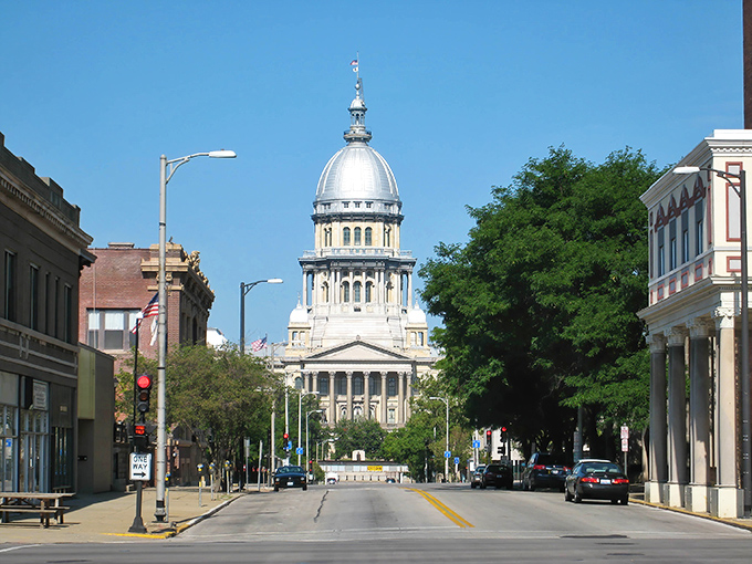 Springfield's majestic Capitol dome rises like a beacon of democracy, reminding us why this city remains Illinois' proud heart.