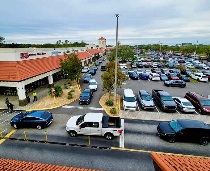 Look at that parking lot! It's like Black Friday decided to move in permanently and throw a party.
