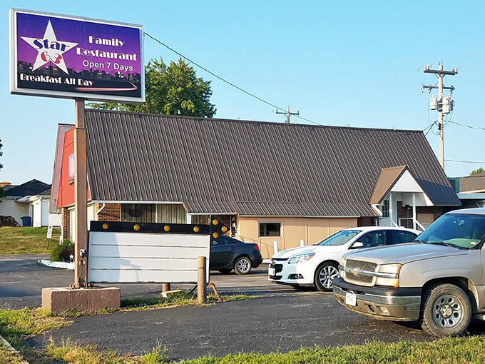 Star 63's humble exterior promises the kind of breakfast that makes early mornings worth celebrating.