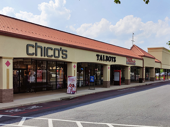 Retail therapy heaven! Chico's and Talbots stand shoulder-to-shoulder at Tanger Outlets Hershey, like old friends conspiring to empty your wallet.