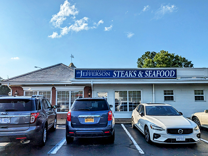 Sometimes the best treasures hide behind the most unassuming facades - pure dining gold awaits inside.