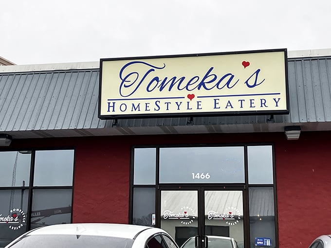 Nothing says "homestyle eatery" quite like a sign promising comfort food made with genuine care and love.