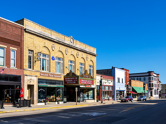 Main Street Viroqua looks like someone hit pause on 1955—and honestly, nobody's complaining about it.