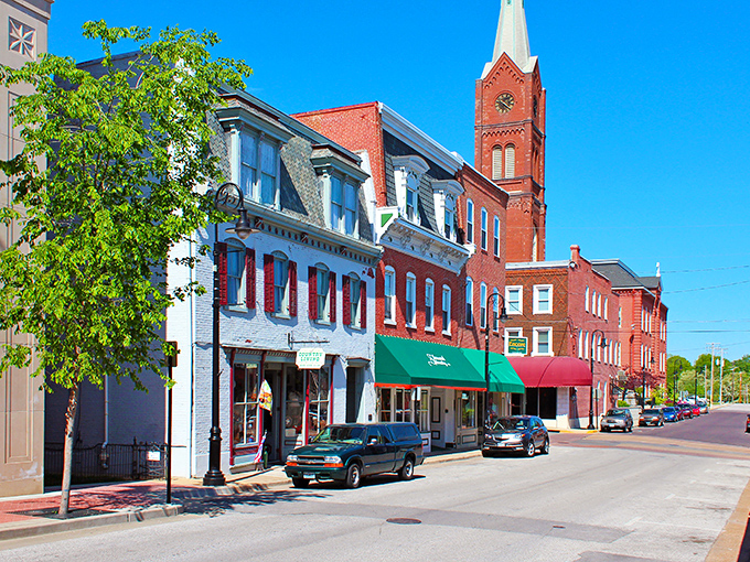 Washington's historic main street looks like a Norman Rockwell painting came to life with perfect small-town charm.