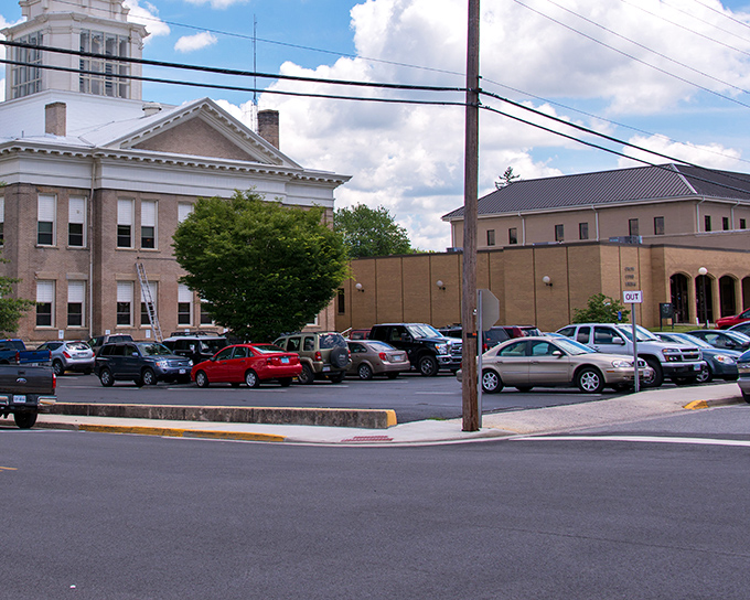 Wytheville's historic courthouse stands proudly, like a dignified elder telling tales of simpler times gone by.