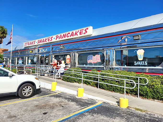 Stars, stripes, and endless pancakes - because nothing says America quite like breakfast done right.