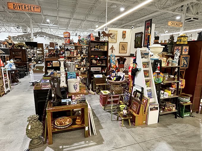 Step into this vintage wonderland where every booth tells a different story from America's past.