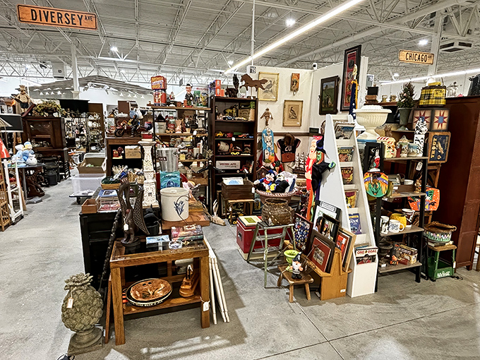 Step into this vintage wonderland where every booth tells a different story from America's past.