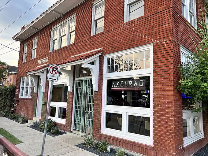 Daylight reveals Axelrad's charming character - this isn't just a beer garden, it's a neighborhood institution with stories to tell.