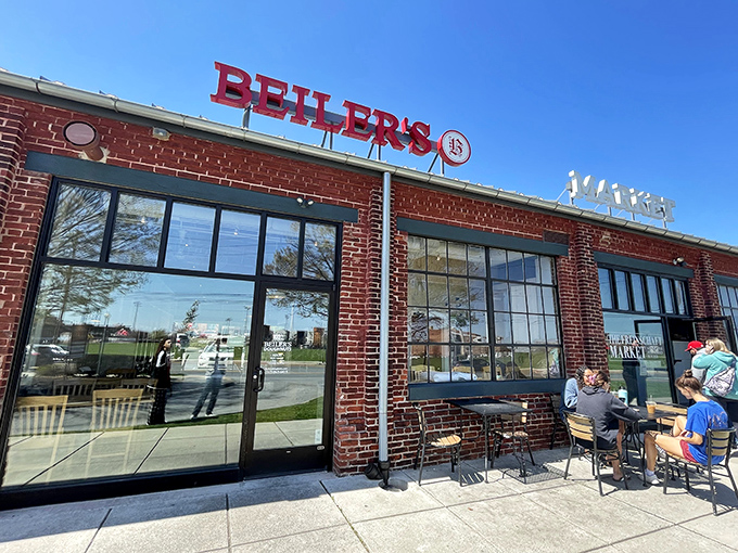Modern meets timeless at this Lancaster gem where fresh donuts draw crowds from miles around.