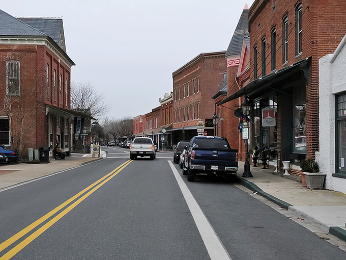 These charming storefronts whisper stories of simpler times when neighbors knew each other's names.