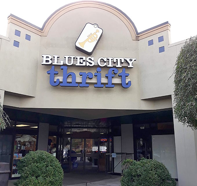 That oversized price tag logo isn't kidding - Blues City delivers bargains worth singing about.