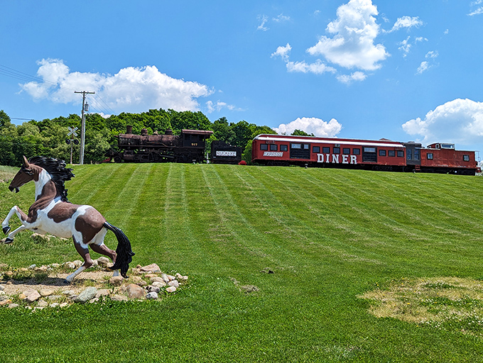 When your restaurant looks like it could chug to Chicago, you know the pancakes are worth the trip.