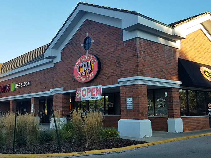 When a pizza place looks this welcoming, you know they're confident about what's cooking.