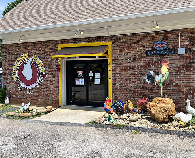 Those colorful roosters outside aren't just decoration &ndash; they're welcoming you to donut paradise in Chapin.