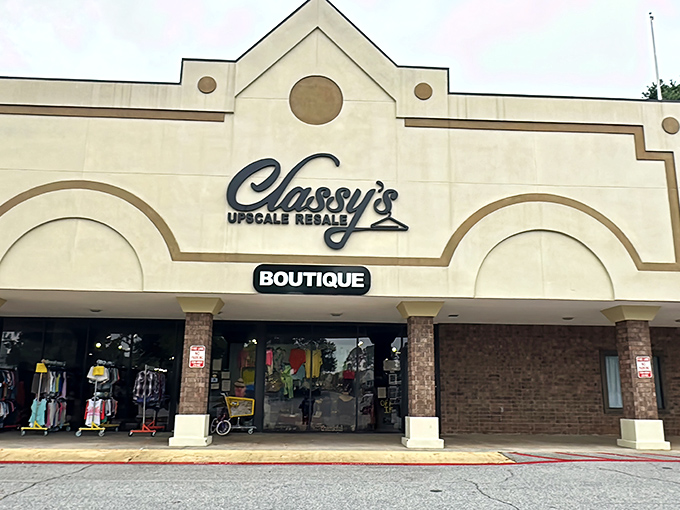 Classy's knows how to make secondhand shopping feel first-class - even the storefront whispers "boutique" rather than "thrift." 