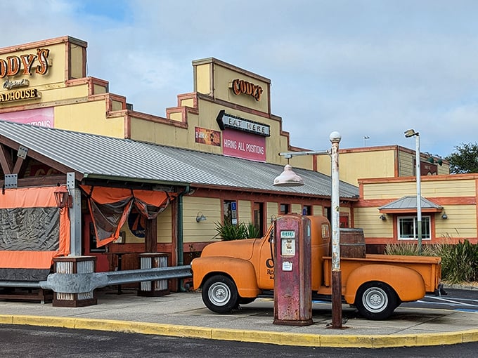 Welcome to peanut shell paradise, where the floor's your trash can and nobody judges your table manners. 